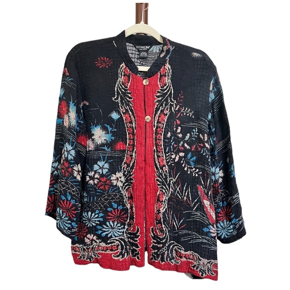 Citron | Jackets & Coats | Citron Santa Monica Long Sleeve Kimono Style ...